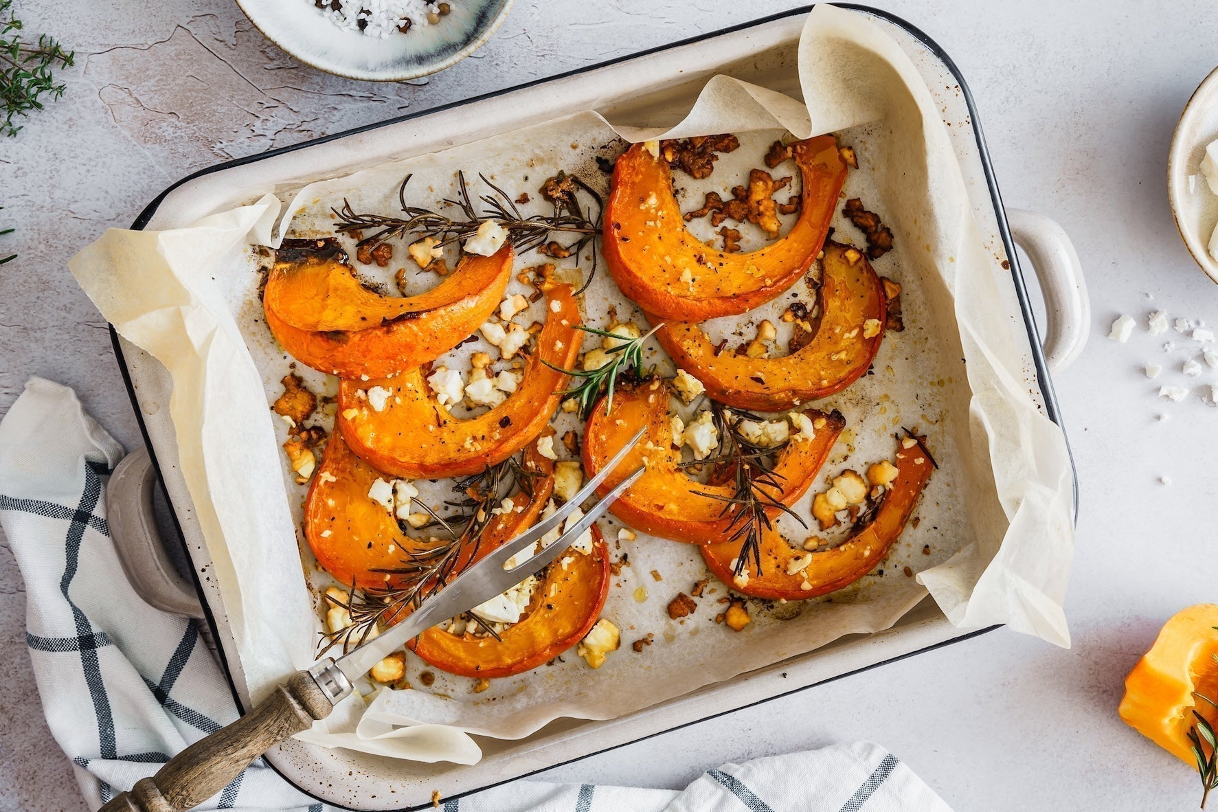 Baked Pumpkin & Feta | Herbal Magic Recipe