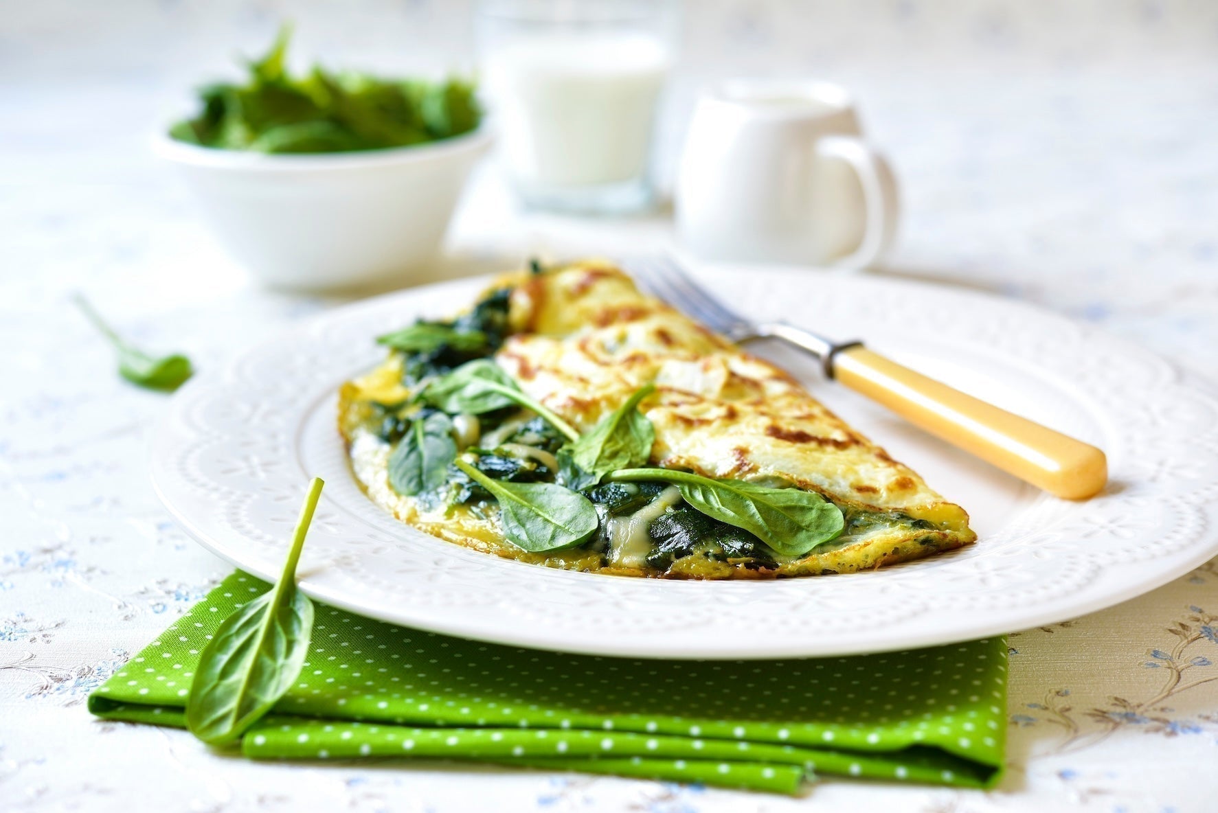 Cheese & Spinach Omelette | Herbal Magic Recipe